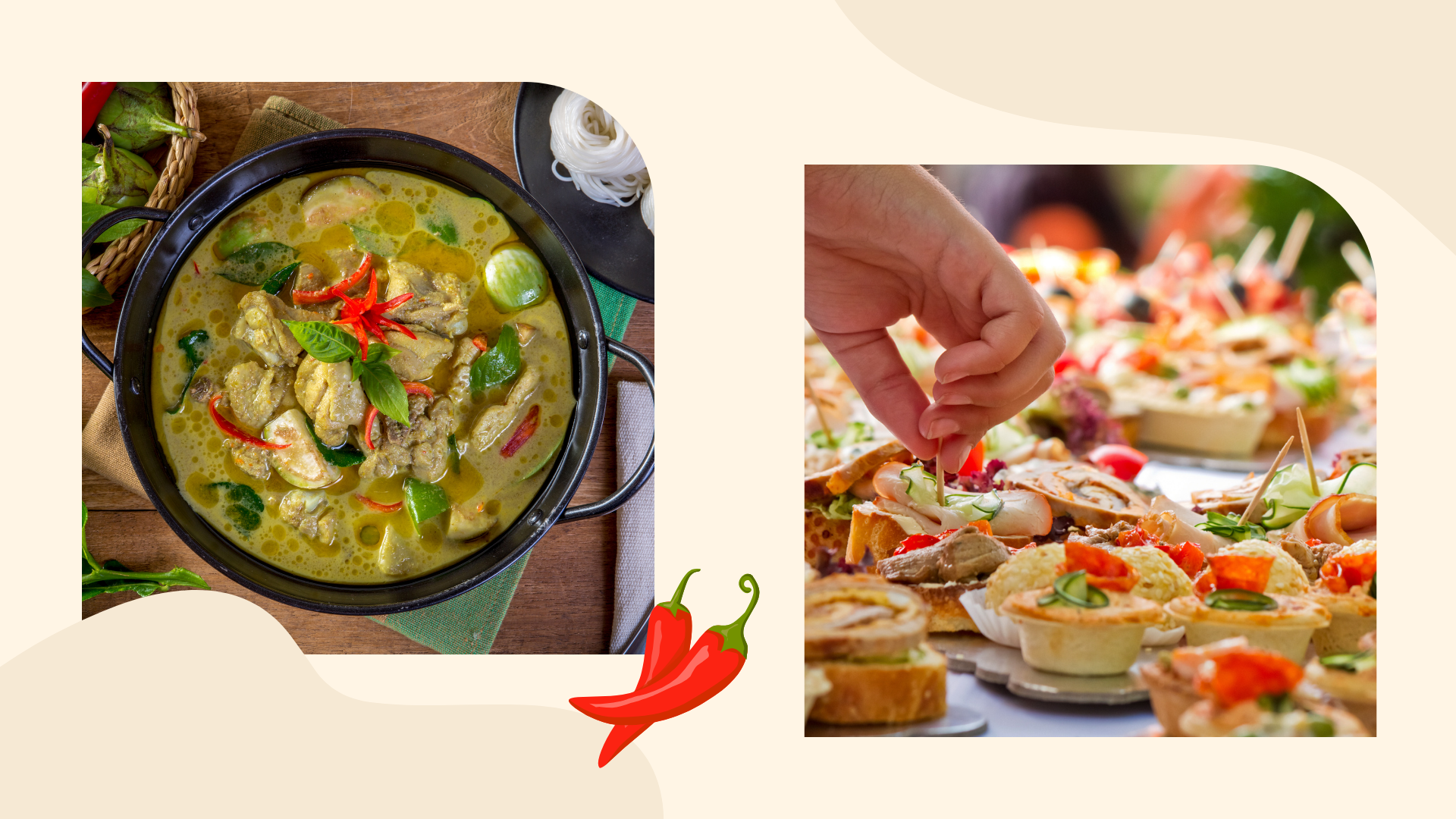 Culinary Connections: Green Curry & Canapés Cooking Class by Fabrique