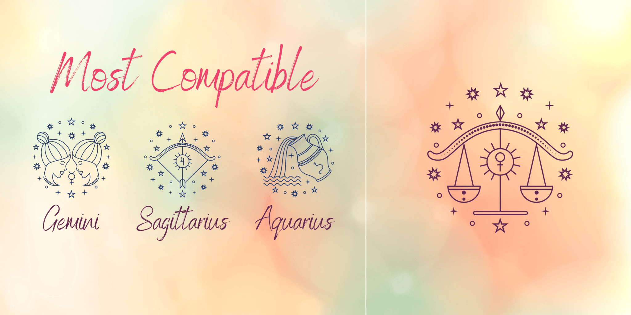 Libra Compatibility - Most & Least Compatible Signs | Fabrique